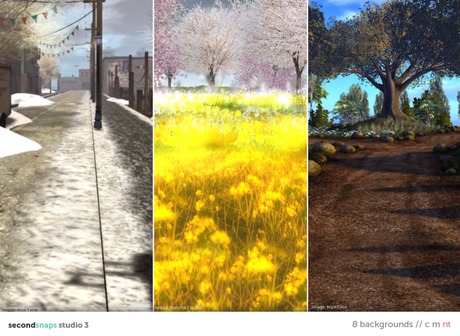 Second Life Marketplace - Second Life Scene Backgrounds for SecondSnaps ...