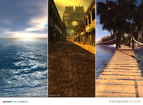 Second Life Marketplace - Second Life Scene Backgrounds for SecondSnaps ...