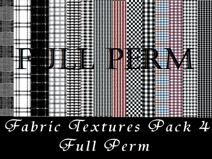 Second Life Marketplace - Fabric Textures Pack 4 - FULL PERM