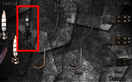 Second Life Marketplace - Ironclad Claws (Black)
