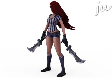 Second Life Marketplace - JU Katarina Referee 3D Model Mesh