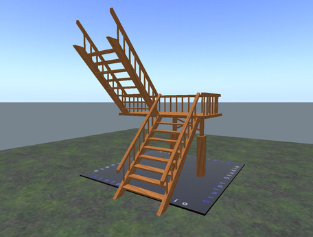Second Life Marketplace - Sculpted Stairs 2 [FULL PERMS]