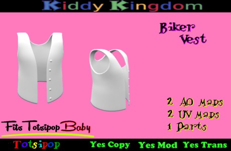 Second Life Marketplace - (KK) Baby Biker Vest