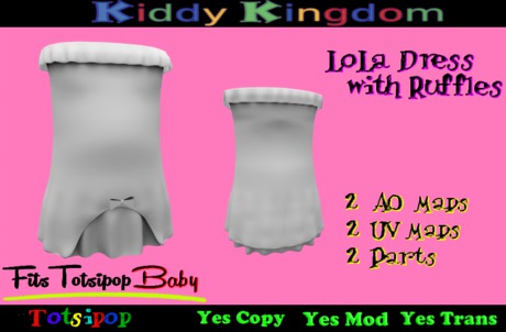 Second Life Marketplace - (KK) Baby LoLa Dress
