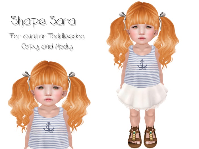 Second Life Marketplace - Sara Shape Toddleedoo