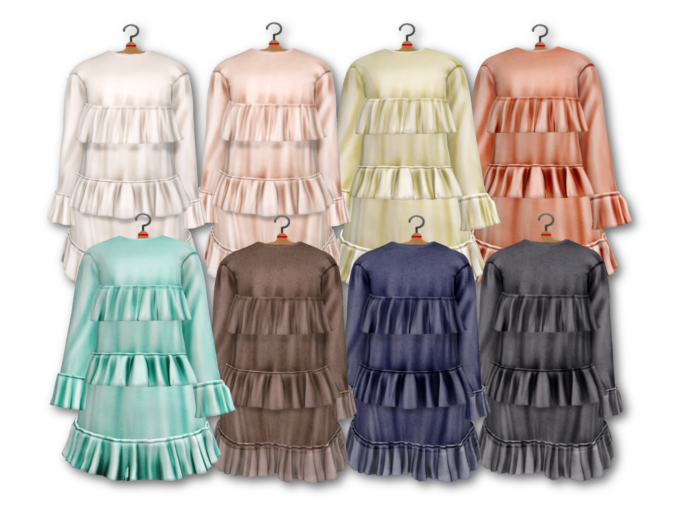 Second Life Marketplace - {amiable}Mesh Tiered Frilly Short One-piece ...