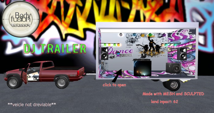 Second Life Marketplace - dj trailer slx (box)62p