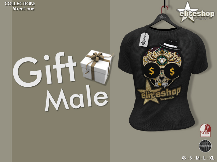 Second Life Marketplace - Gift Male - T-Shirt