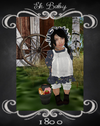 Second Life Marketplace - EH Baby ~ 1800's Outfit 2 Grey