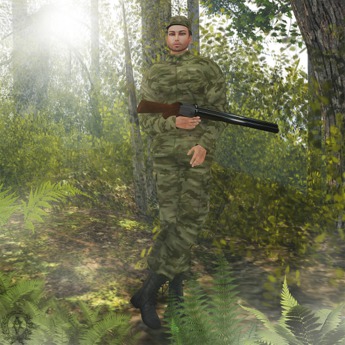 Second Life Marketplace - Men's Army Uniform Outfit V1 PROMO