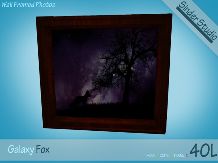 Second Life Marketplace - 3 Size Galaxy Fox