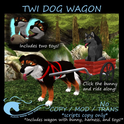 Second Life Marketplace - TWI Dog Wagon
