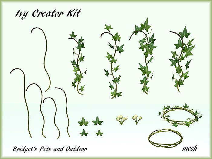 Second Life Marketplace - Bridget's Ivy Creator Kit