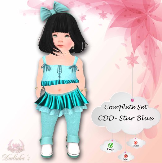 Second Life Marketplace - CDD- Star Blue Set-TOT INFANT- BOX