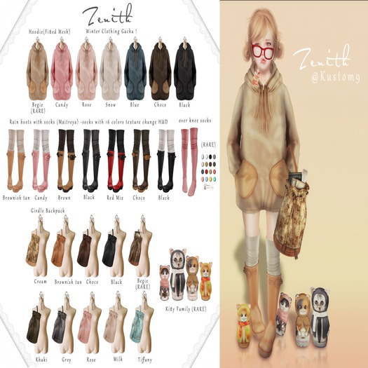 Second Life Marketplace - =Zenith=Devious Maids Hat (Blue)
