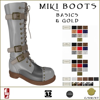 Second Life Marketplace - BM Miki Boots Basics