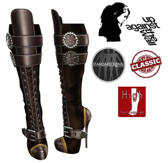 Second Life Marketplace - [UATW] Steampunk Princess Boots