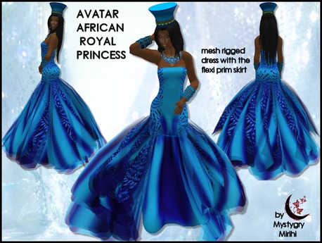 Second Life Marketplace - DEMO free AVATAR African Royal Princess ebony ...