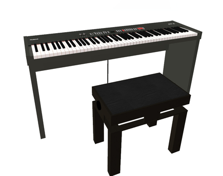 Second Life Marketplace - Detailed Roland FP-4 Piano