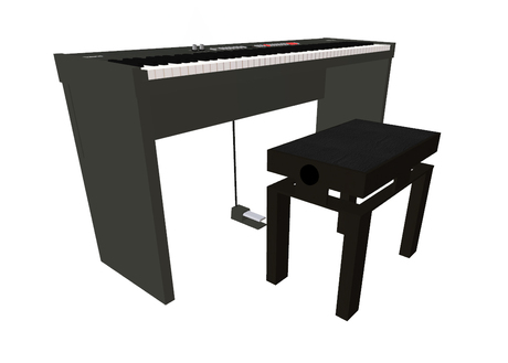 Second Life Marketplace - Detailed Roland FP-4 Piano