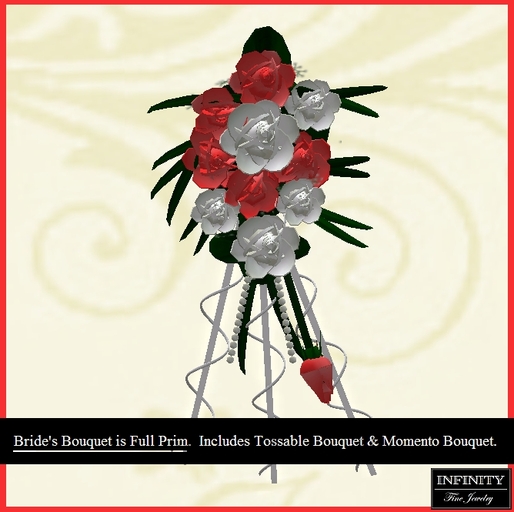 Second Life Marketplace - Bridal Bouqet that you Wear, Toss & Others ...
