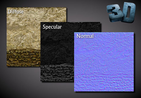 Second Life Marketplace - JU Ancient Wall With Stucco 3D Textures Full Perm