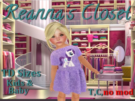 Second Life Marketplace - Reanna's Closet- Rarity MLP Series