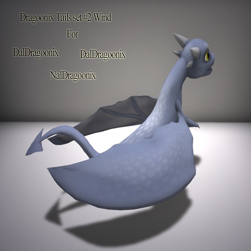 Second Life Marketplace - Base & Bal Dragoonix SET 2 Wind Tails by Tina ...