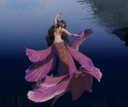 Second Life Marketplace - **TNN**Mermaid costume Nishiki Momo