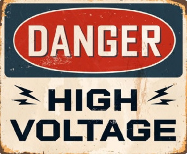 Second Life Marketplace - DANGER High Voltage Tin - Wall Art