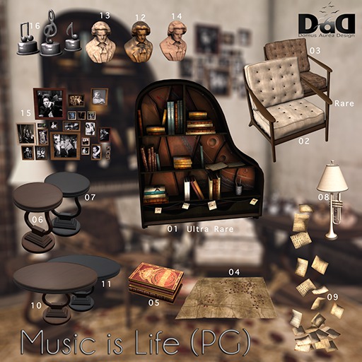 Second Life Marketplace - DaD DESIGN "14 Wood Statue" m/t box
