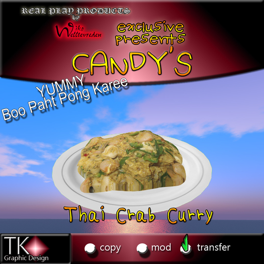 Second Life Marketplace - CANDYs * Thai Crab Curry * Boo Paht Pong ...