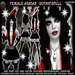 Second Life Marketplace - COMPLETE FEMALE AVATAR - GOTHIC SCULL GIRL ...