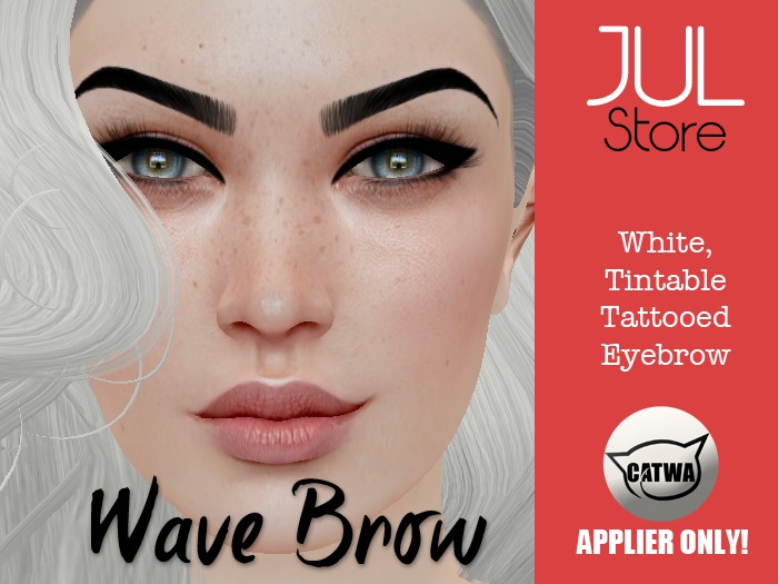 Second Life Marketplace - Wave Brow {Catwa Applier}