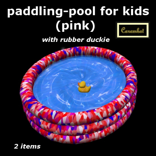 Second Life Marketplace - paddling-pool for kids - pink