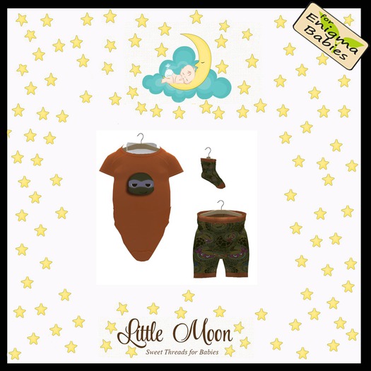 Second Life Marketplace - Little Moon~Orange Ninja Turtle Outfit
