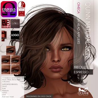 Second Life Marketplace - Limited skin: Oceane - Quinn Mesh Head ...