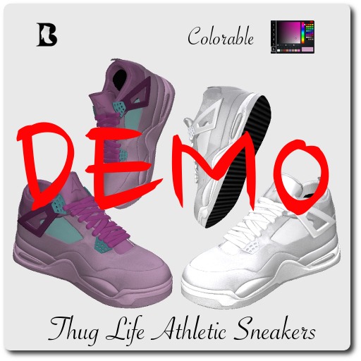 Second Life Marketplace - Blackburns Thug Life Athletic Colorable DEMO