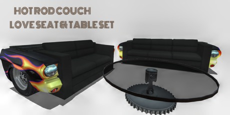 Second Life Marketplace - Kustom couch set