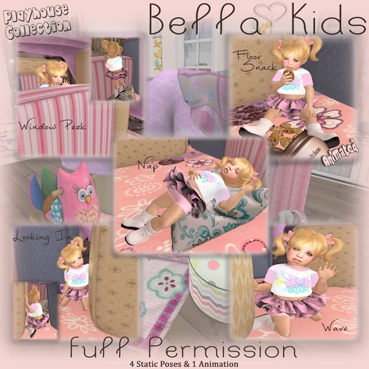 Second Life Marketplace - [:Bella Kids:] Playhouse Collection ~ FULL ...
