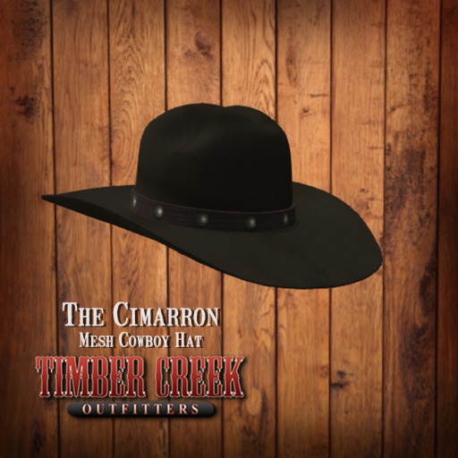 Second Life Marketplace - [Timber Creek] The Cimarron Cowboy Hat-Brown