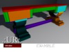 Second Life Marketplace - .:UR:. Art Deco Large Desk (full perm mesh)