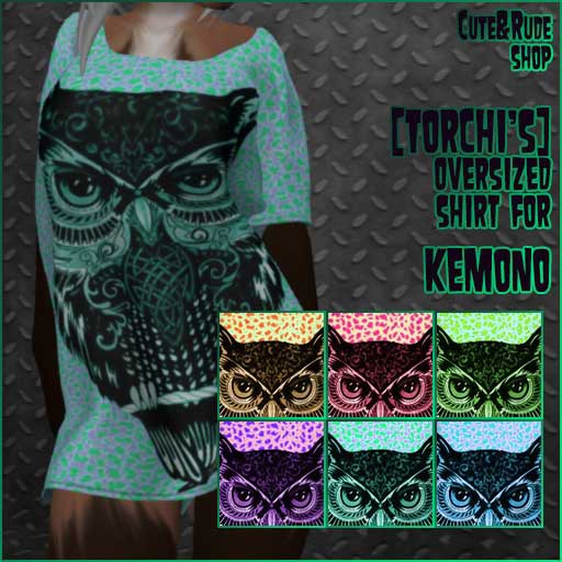 Second Life Marketplace - [Torchi's] Oversized shirt Texture PACK
