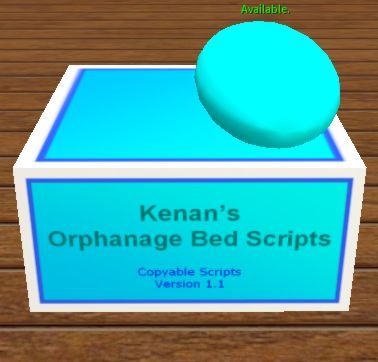 Second Life Marketplace - Kenan's Orphanage Bed Scripts (adoption ...