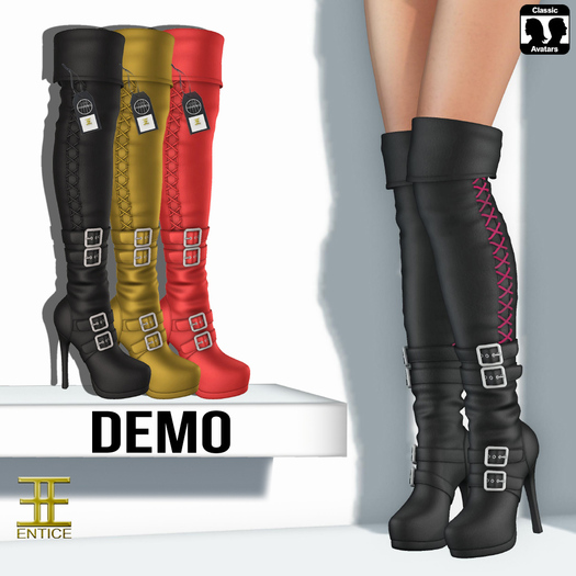 Second Life Marketplace - Entice - Beautiful Drug Boots - DEMOS