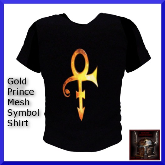 Second Life Marketplace - MEN'S MESH PRINCE GOLD SYMBOL SHIRT