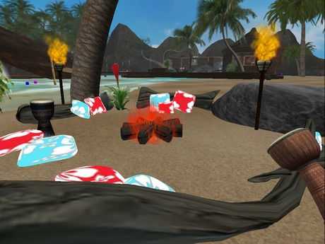 Second Life Marketplace - Campfire tropical