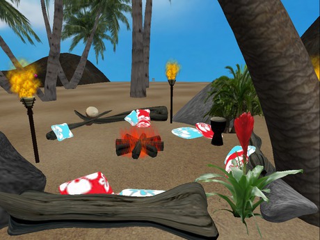 Second Life Marketplace - Campfire tropical
