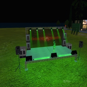 Second Life Marketplace - CNL Stage One - Complete Staging with Lights!