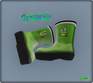 Second Life Marketplace - *S*W* Frog RainBoots (TD)